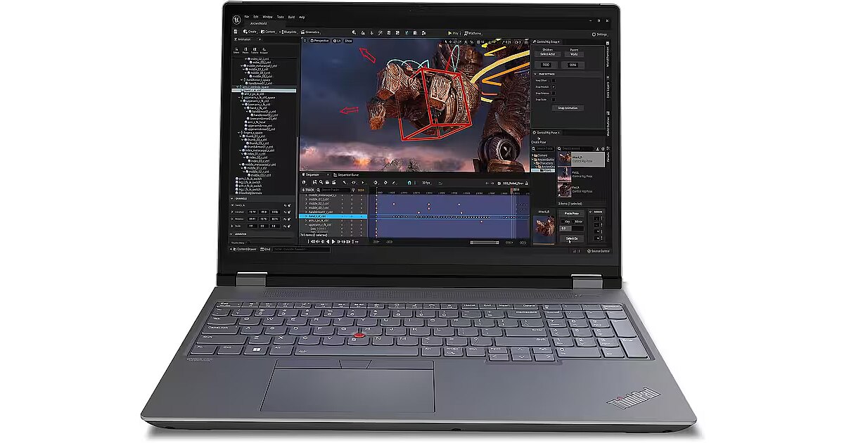 Lenovo ThinkPad P16 (Gen 2) Storm Grey, 16" WQXGA IPS 165Hz, Core i7 ...